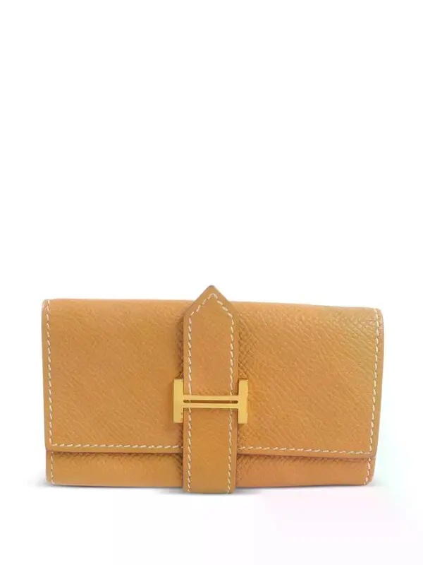Hermès Bearn Epsom Key Holder - Neutrals