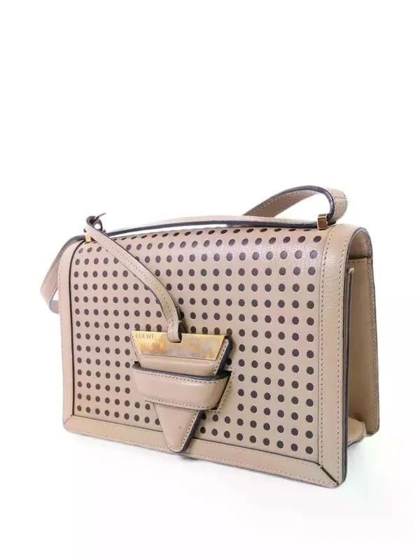 Loewe Barcelona Perforated Shoulder Bag