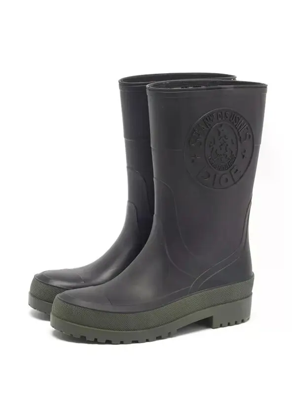 Dior Union Crest Rubber Boots