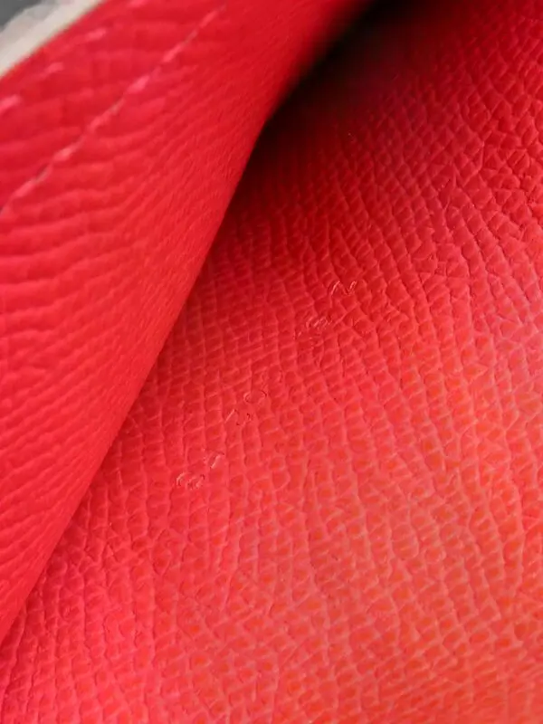Hermès Bearn Epsom Leather Wallet - Pink