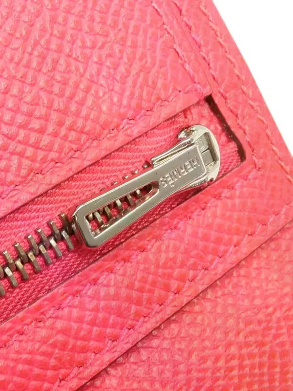 Hermès Bearn Epsom Leather Wallet - Pink