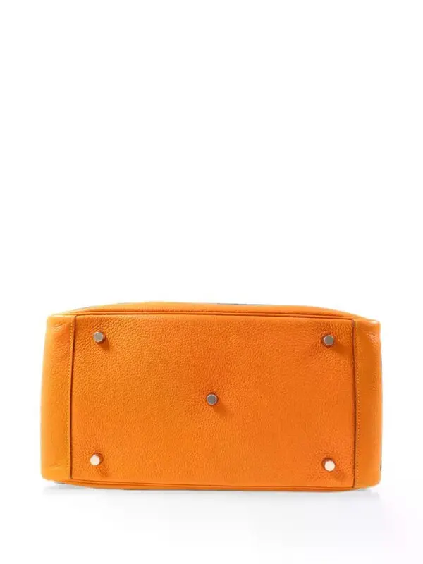 Hermès 34 Lindy Clemence-leather Shoulder Bag - Orange