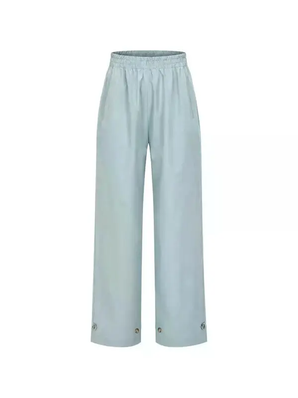 SUPER BLOND Gabardine Trousers - Blue