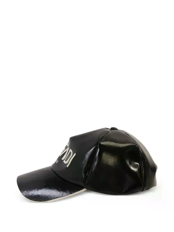 Fendi Logo Print Baseball Cap