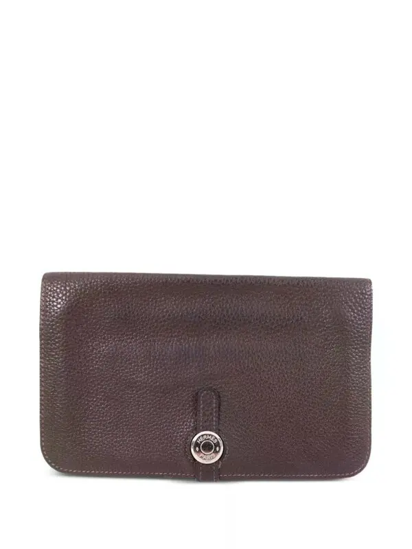 Hermès Dogon Gm Wallet - Brown