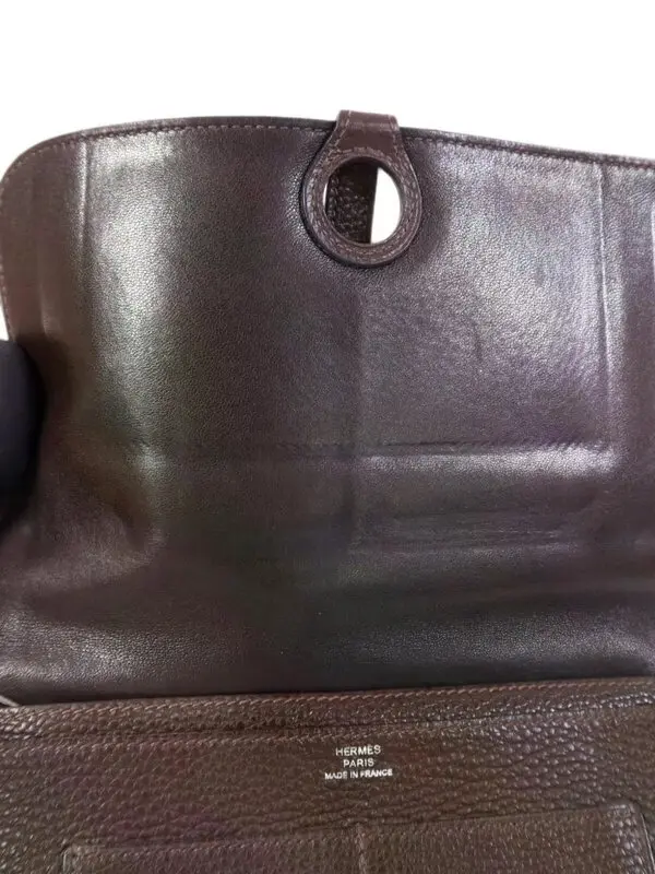 Hermès Dogon Gm Wallet - Brown