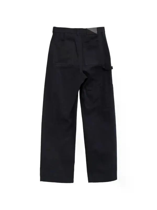 Loewe Anagram Embroidered Twill Weave Trousers