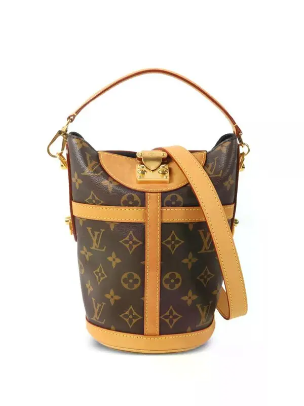 LOUIS VUITTON Monogram Duffle Bucket Bag - Brown