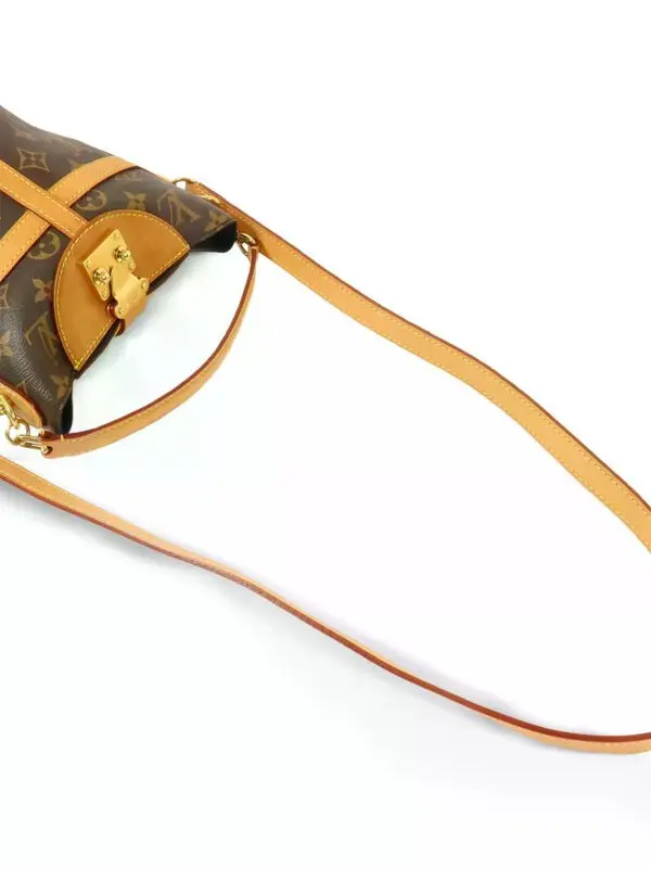 LOUIS VUITTON Monogram Duffle Bucket Bag - Brown