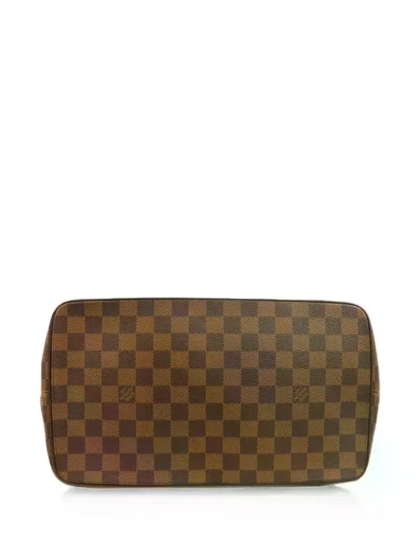 LOUIS VUITTON Damier Canvas Tote Bag - Brown