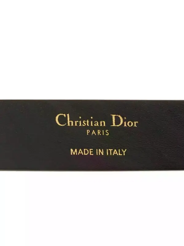 Dior Starfish Buckle Leather Belt