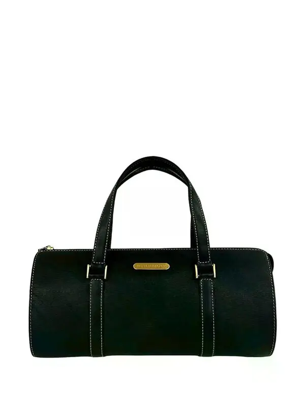 Burberry Calf Leather Handbag - Black