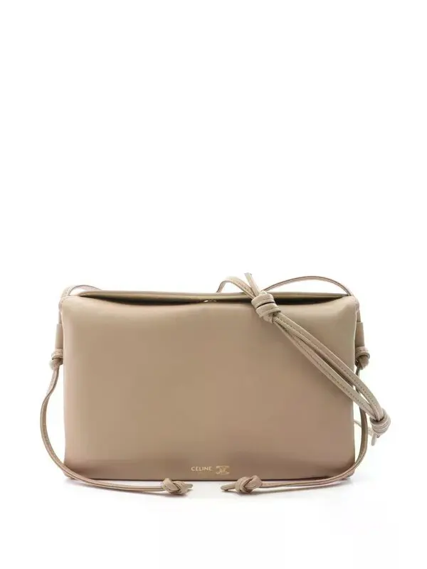 Celine Leather Shoulder Bag - Neutrals