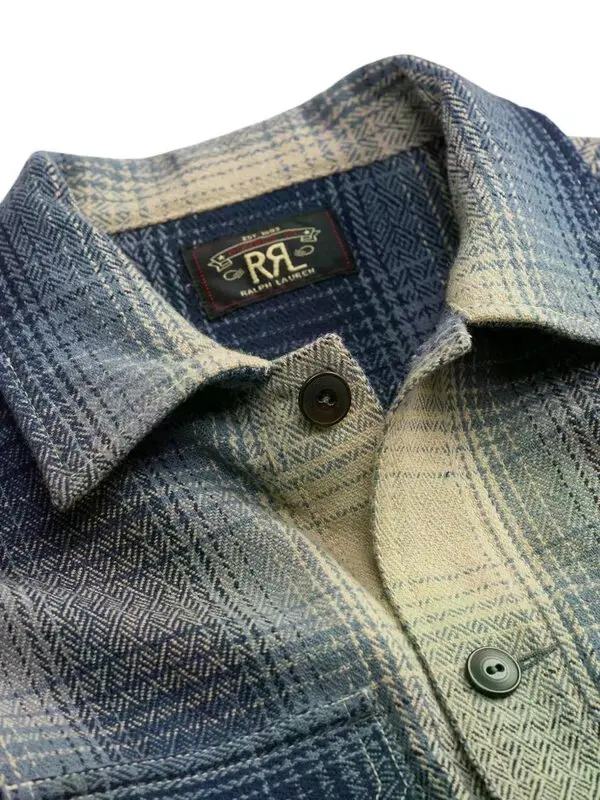 Ralph Lauren Check Button Wool Shirt