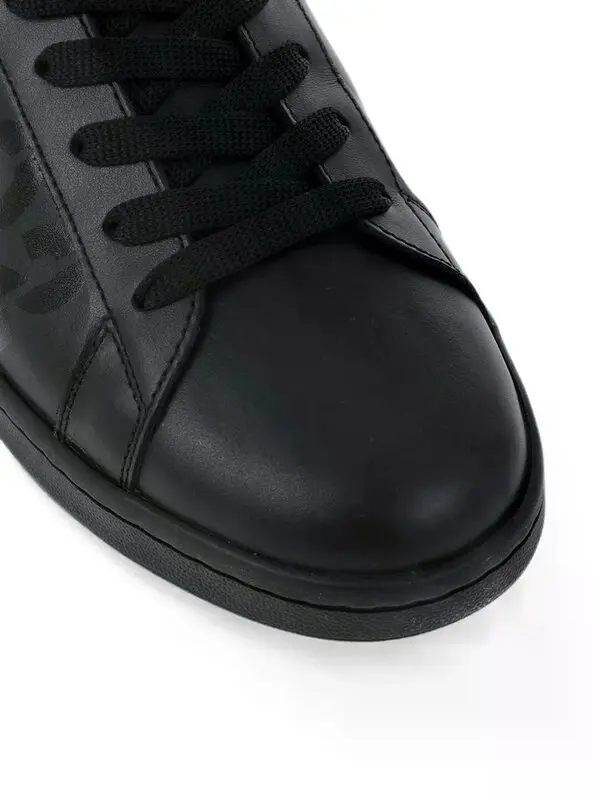 Dsquared2 Calf Leather Logo Print Sneakers