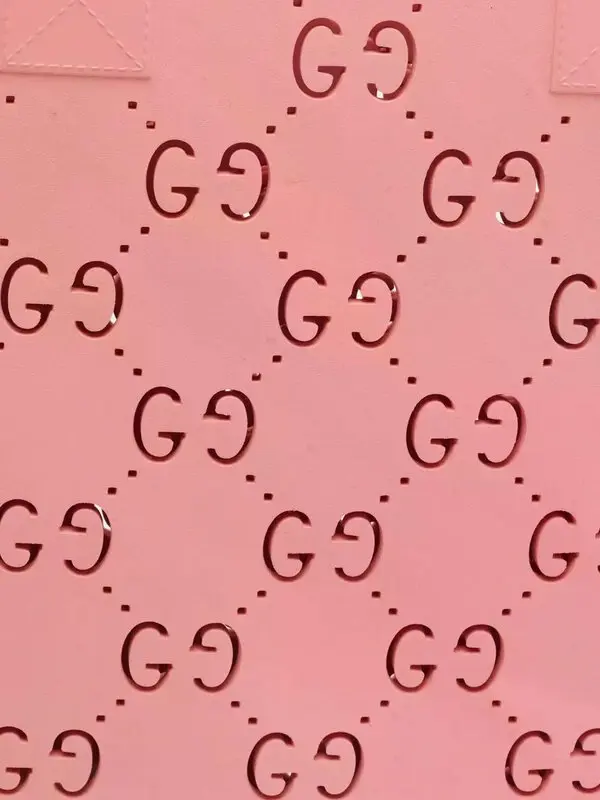 Gucci Gg Monogram Cut-out Tote Bag