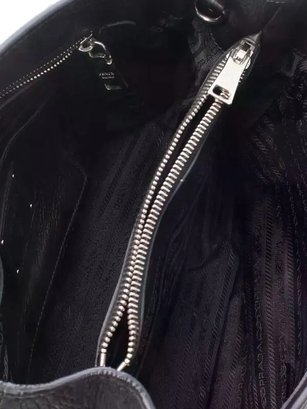 Prada Grained Leather Satchel