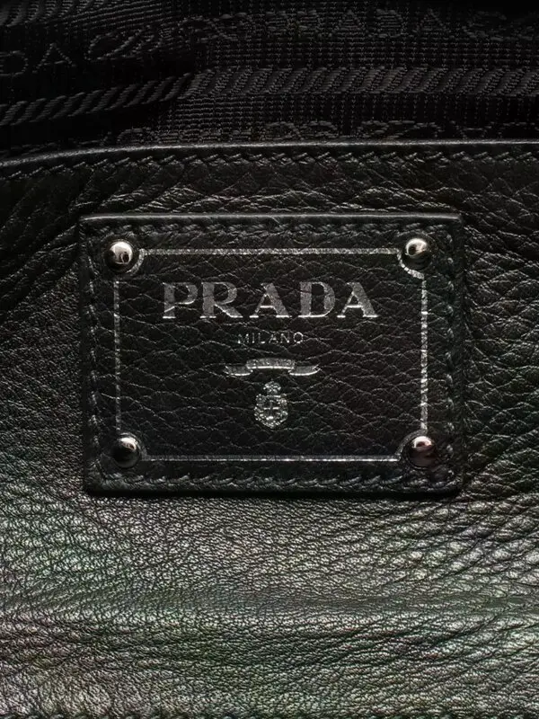 Prada Grained Leather Satchel