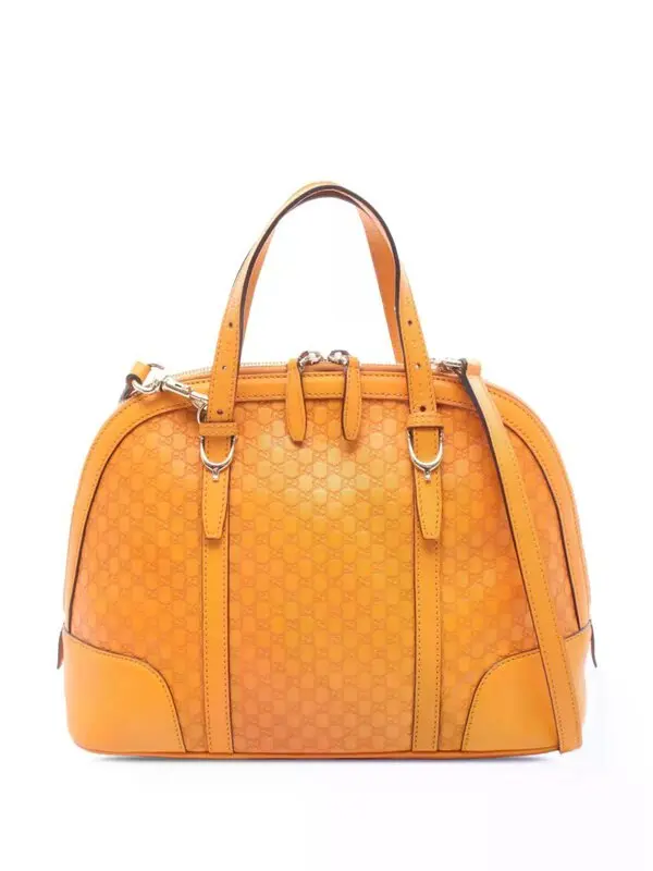 Gucci Monogram Dome Satchel - Orange