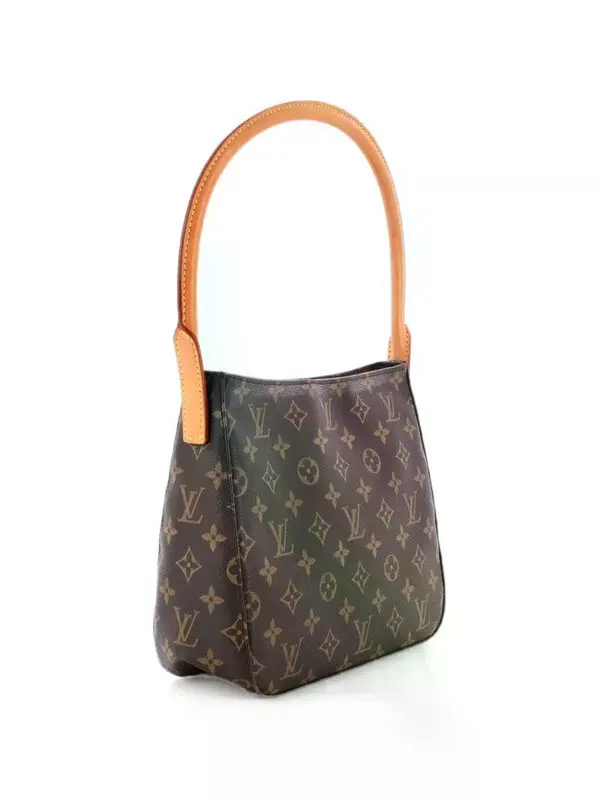LOUIS VUITTON Monogram Canvas Mm Satchel Handbag - Brown