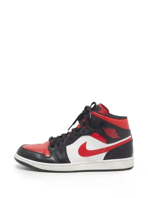 JORDAN Air 1 High-top Sneakers - Red