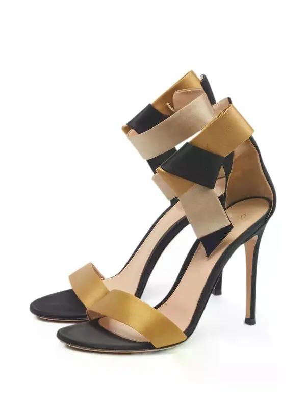 GIANVITO ROSSI Geisha Ankle Strap Sandals