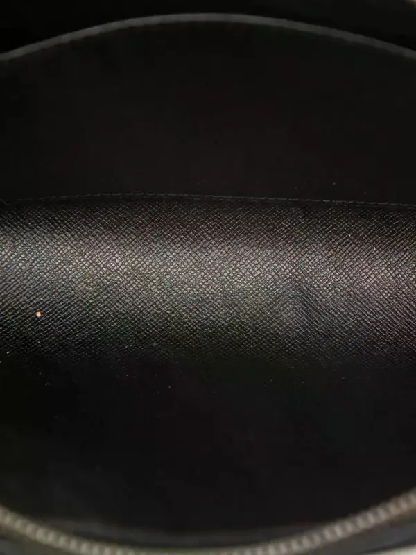 LOUIS VUITTON Taiga Leather Pochette Baikal Clutch Bag - Black