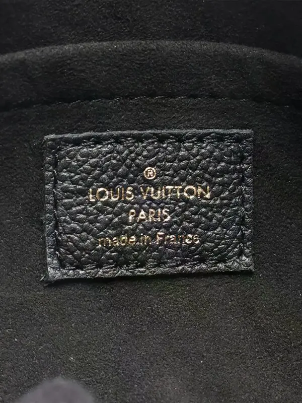 LOUIS VUITTON Bicolor Monogram Empreinte Giant Papillon Bb Satchel - Black