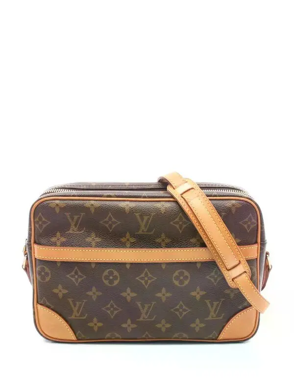 LOUIS VUITTON Monogram Trocadero 27 Crossbody Bag - Brown
