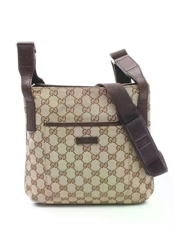 Gucci Gg Canvas Crossbody Bag - Neutrals