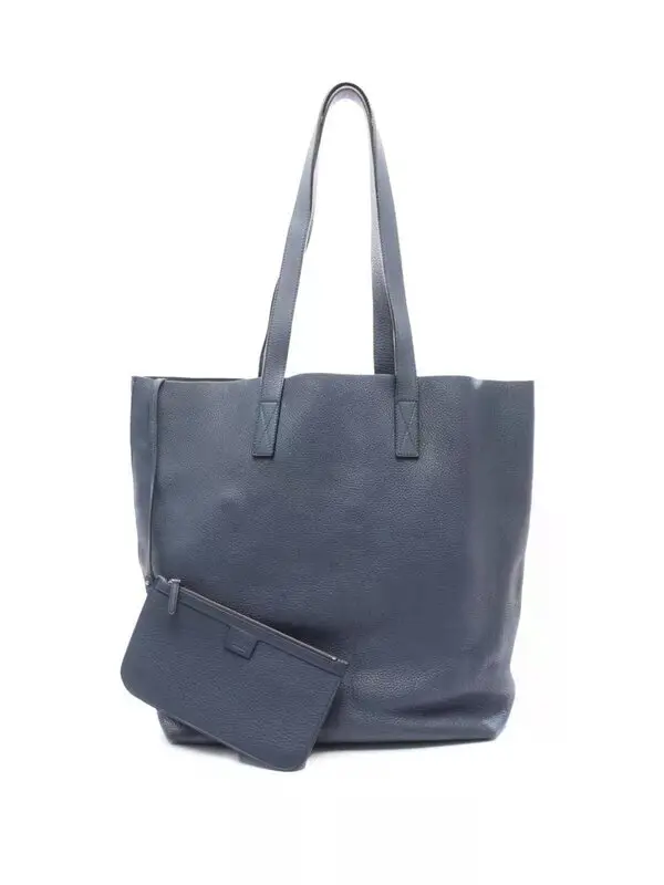 Gucci Calfskin Tote Bag - Blue