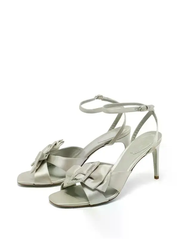 Rene Caovilla Sara Bow-embellished Slingback Sandals