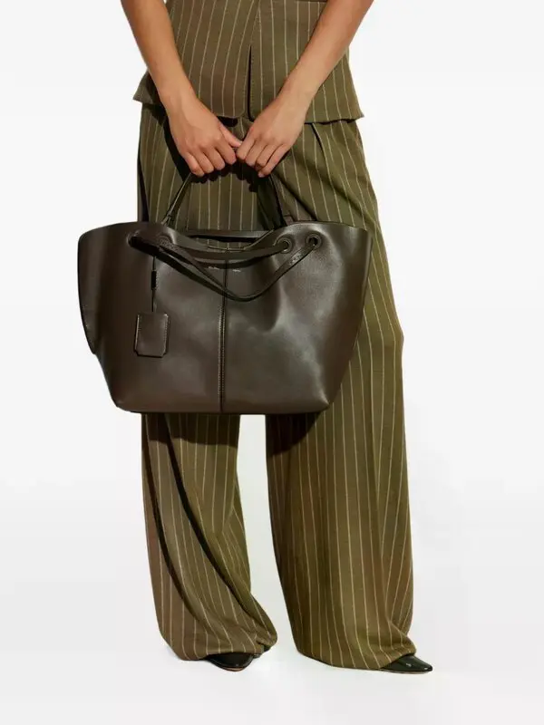 Max Mara Double Nappa Leather Tote Bag