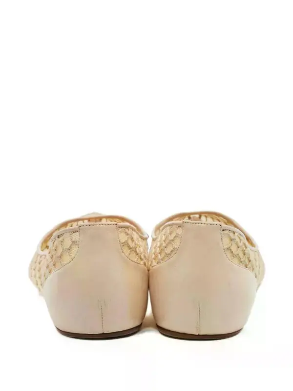 CHRISTIAN LOUBOUTIN Mesh Pointed-toe Ballet Flats