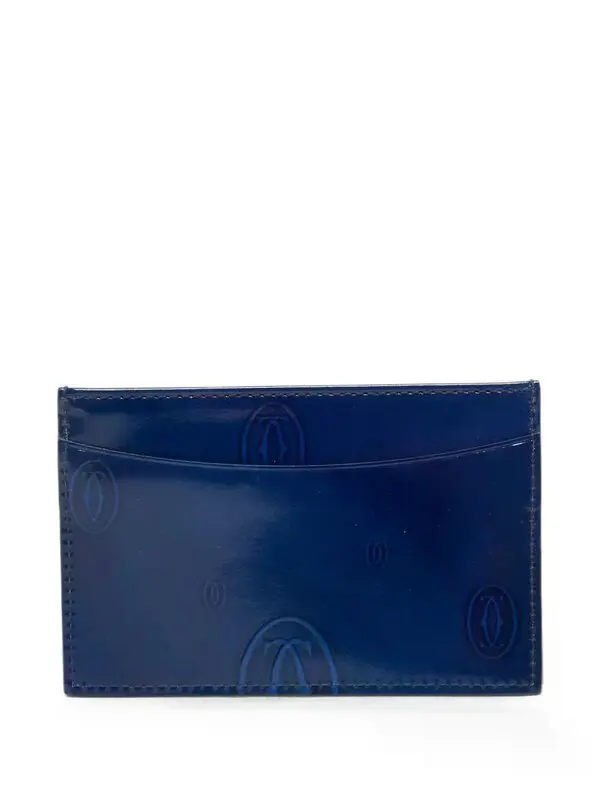 Cartier Happy Birthday Patent Leather Card Holder