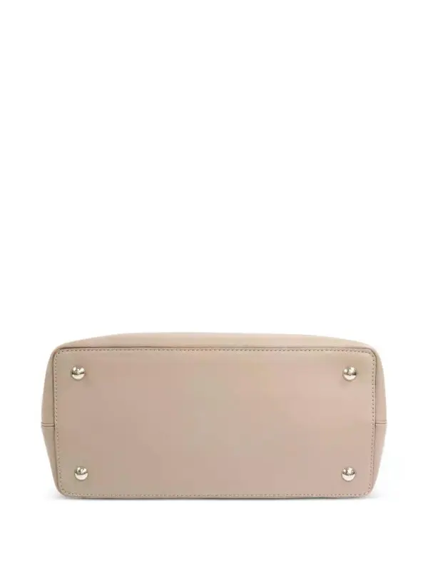 Fendi 2 Jours Leather Shoulder Bag - Grey