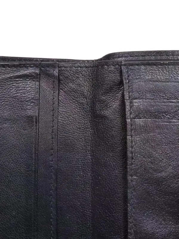 Balenciaga Logo Leather Wallet