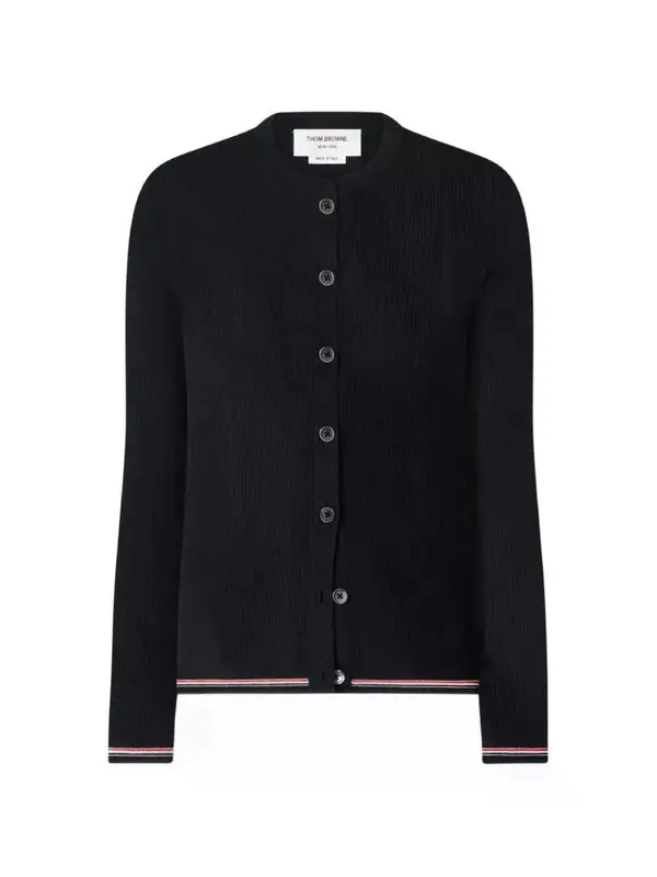Thom Browne Wool Cardigan - Black