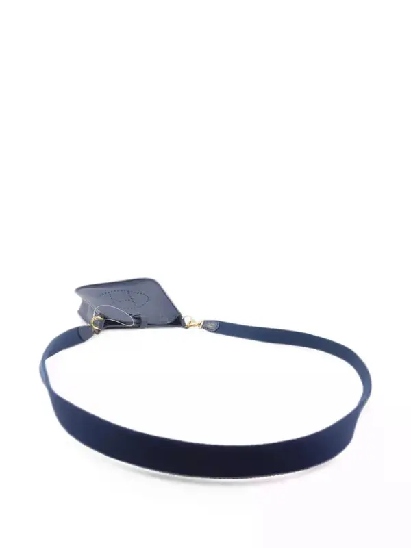 Hermès Evelyne Leather Shoulder Bag - Blue