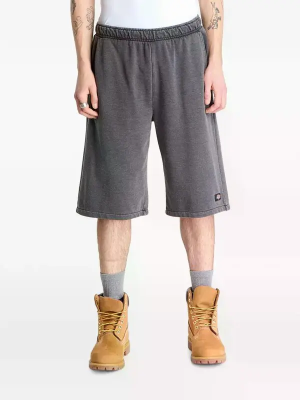 Dickies Streetsboro Logo-patch Shorts - Grey