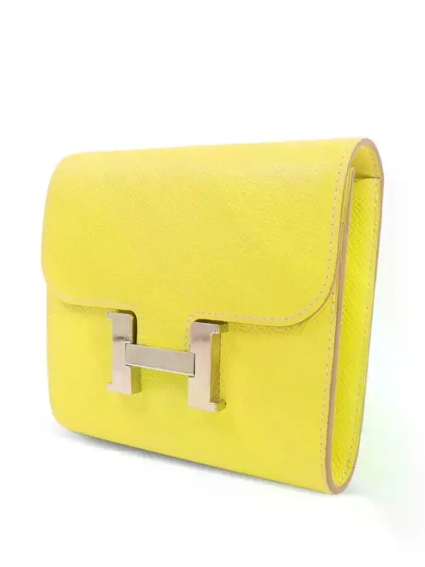 Hermès Constance Slim Epsom Wallet - Yellow