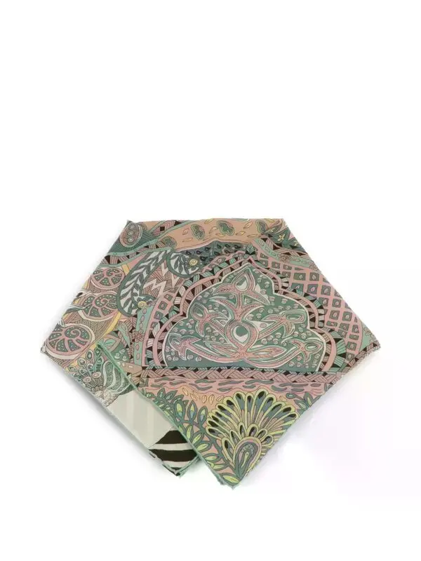 Hermès Graphic-print Scarf - Pink