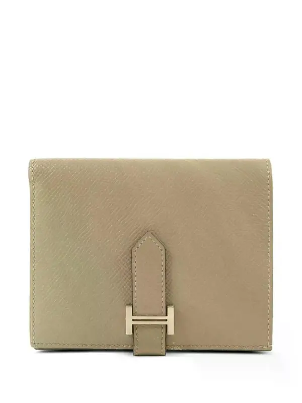 Hermès 2018 Bearn Leather Wallet - Grey