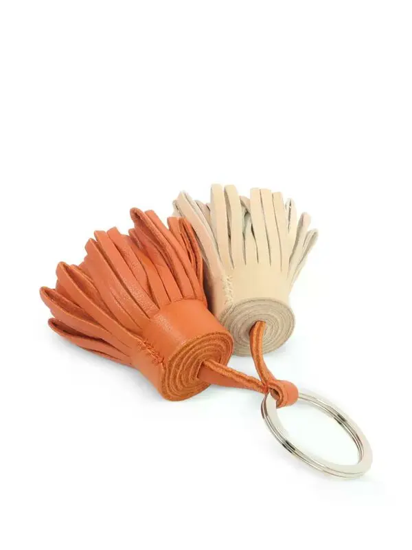 Hermès Carmen Uno-dos Key Ring - Neutrals