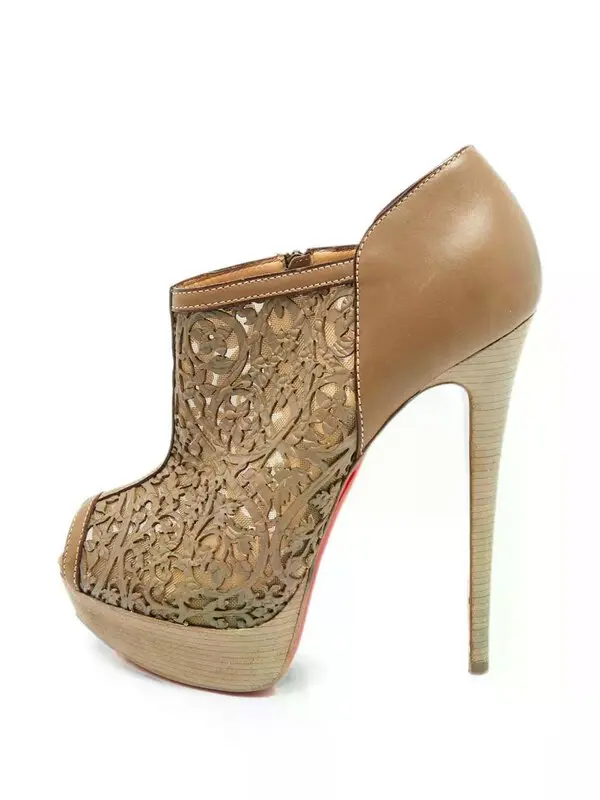 CHRISTIAN LOUBOUTIN Laser Cut Pumps - Grey