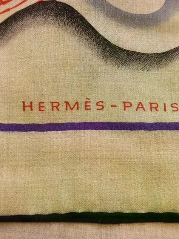 Hermès Graphic-print Shawl - Neutrals