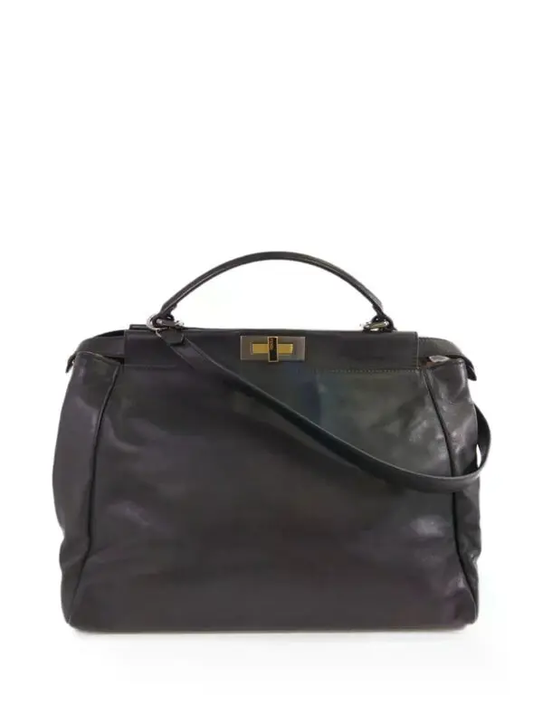 Fendi Peekaboo Tote Bag - Black