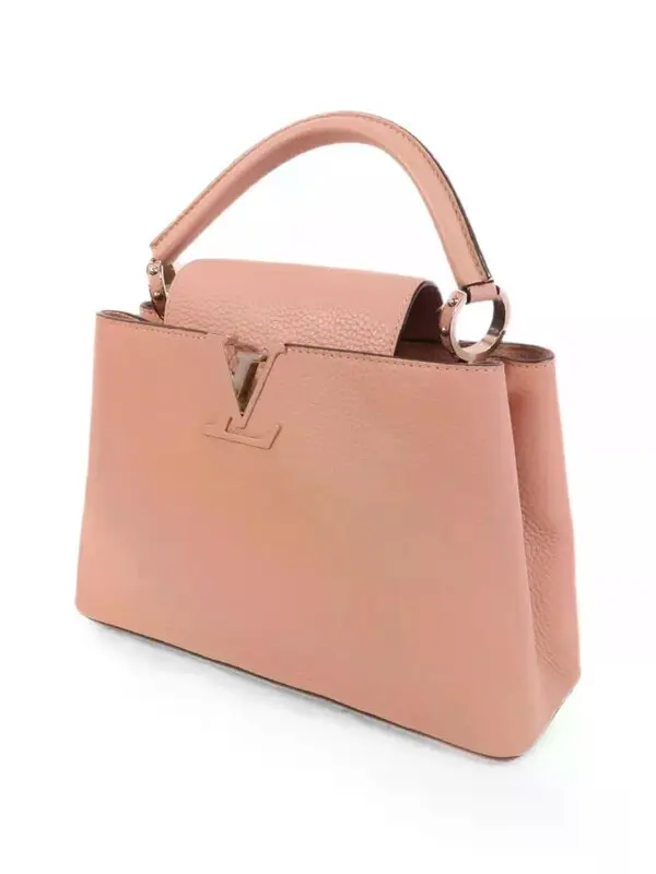 LOUIS VUITTON Capucines Two-way Leather Tote Bag - Pink
