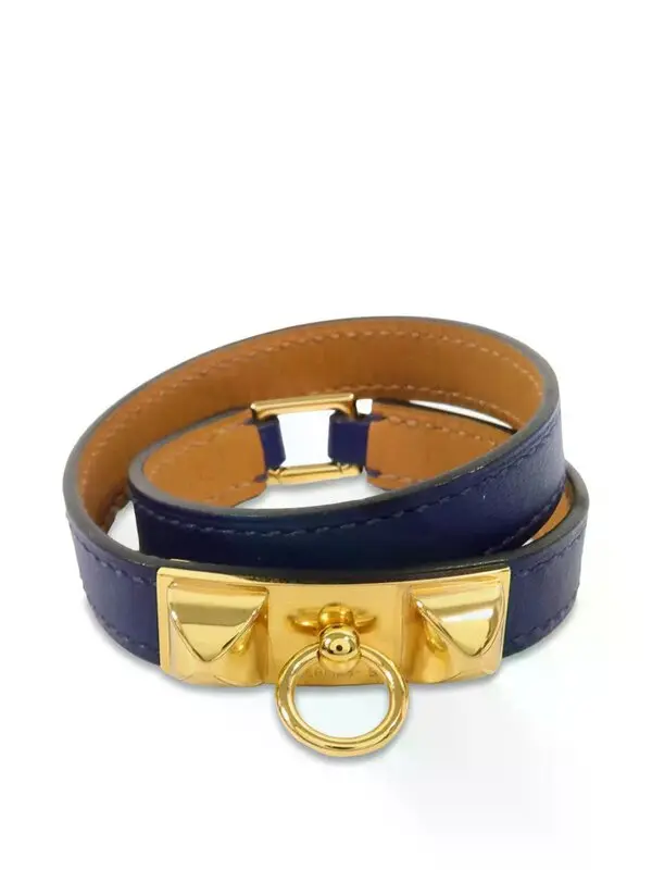 Hermès Rivale Double Tour Bracelet - Gold