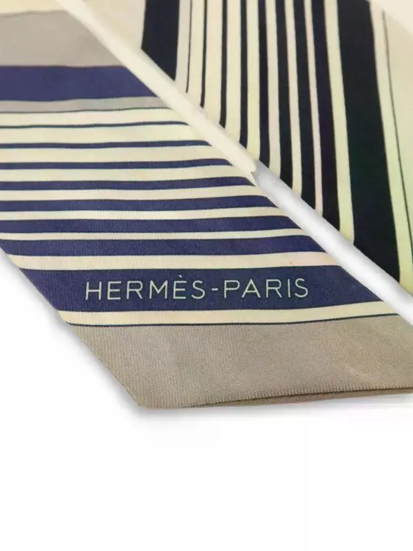 Hermès Twilly Silk Scarf - Neutrals